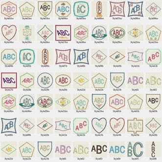 Wilcom Hatch Monograms