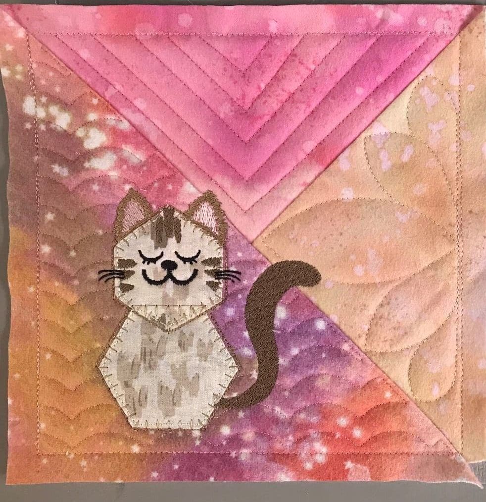 Hexagon Cat Quilt Blocks #meepp