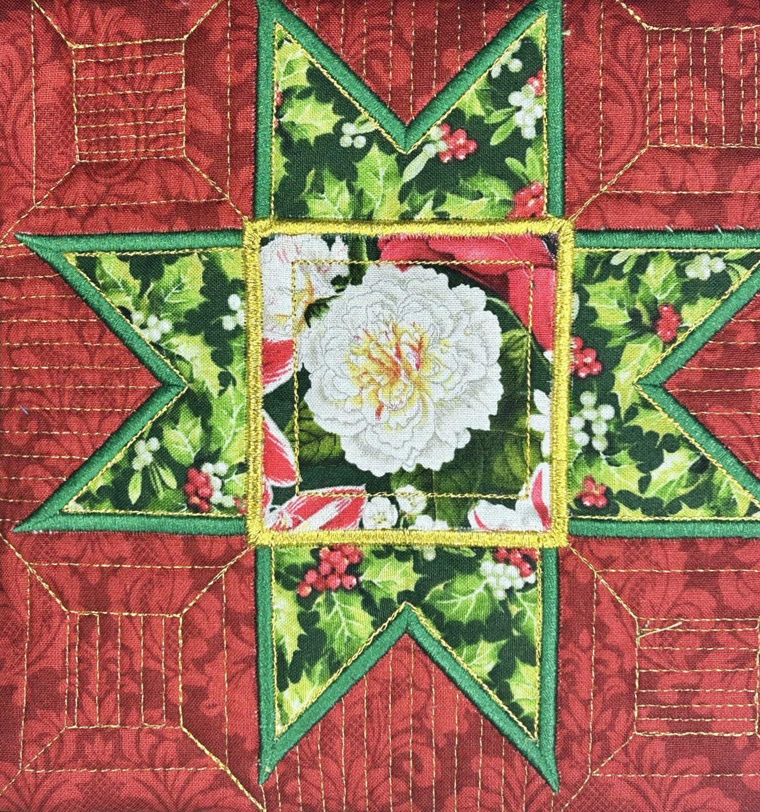 Christmas Quilt Blocks: Easy and Fun In the Hoop Project