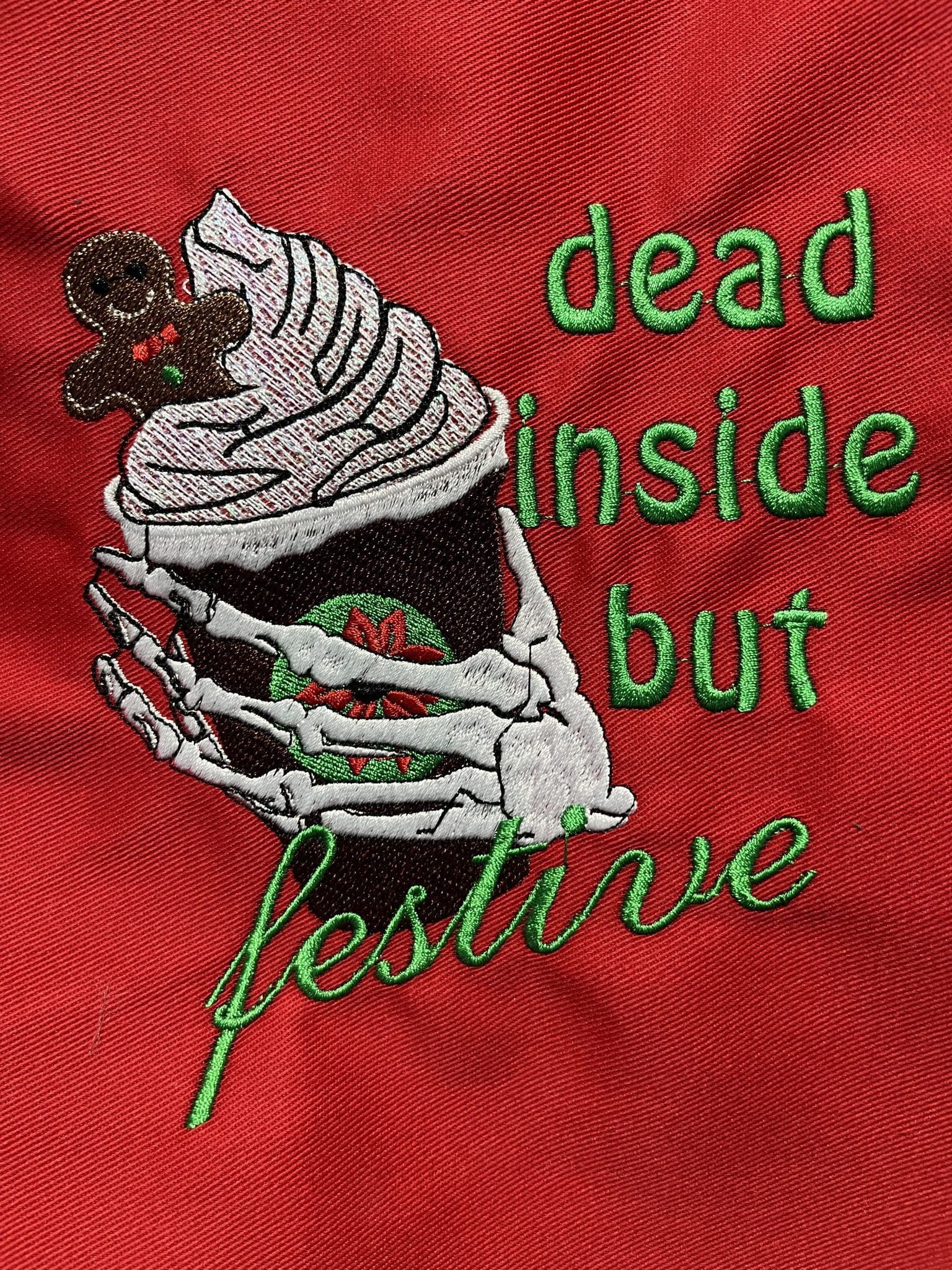 dead inside but festive mylar