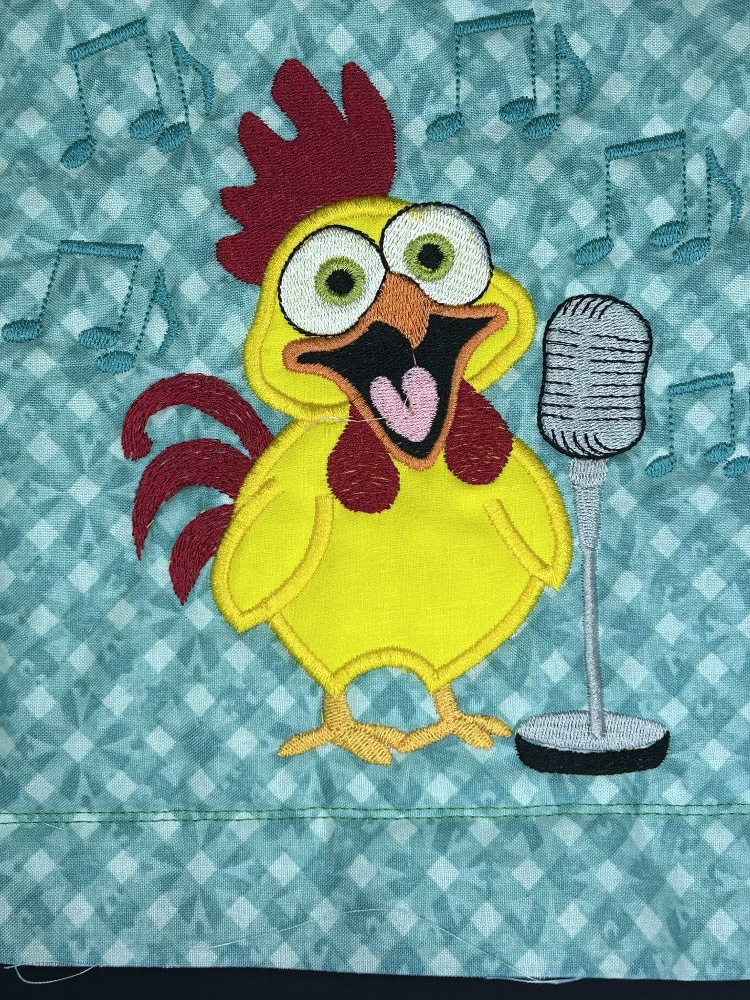 Chicken Embroidery Designs Bundle: Add fun to Your Quilt